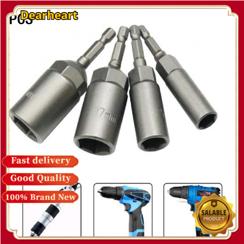 Hex Sockets 1/4" Hex 1PCS Drill Bits Drive Magnetic Socket Nut Bolt Durable | Shopee Malaysia