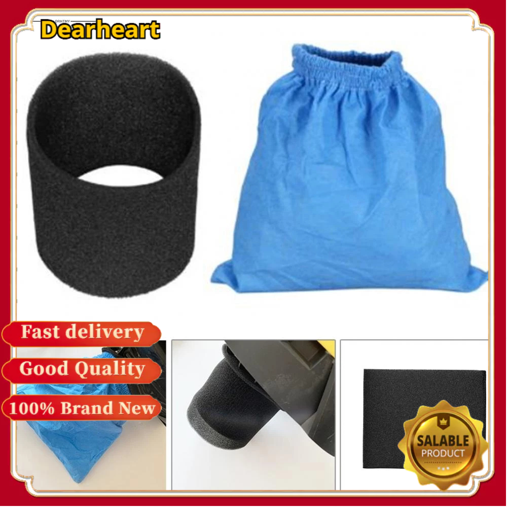 For Karcher WD1 WD2 WD3 Filter Bag Filter Elements Accessories Kit ...