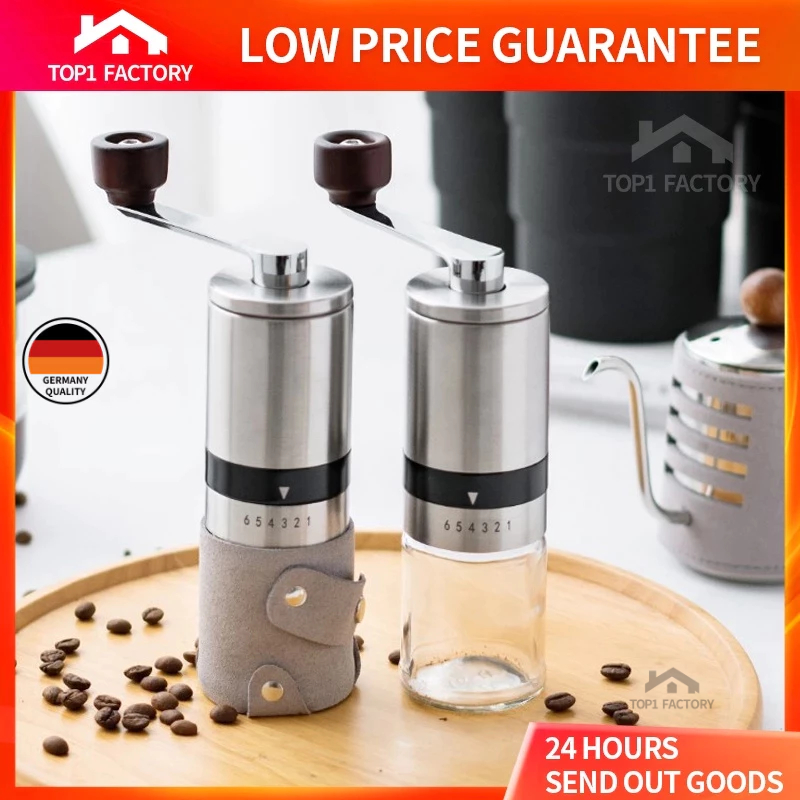 adjustable Manual Grinder Portable Hand Coffee Grinder with ceramic ...