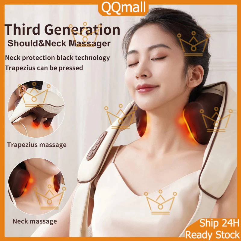 🔥Local Seller 🔥Shoulder Neck Massager Third Generation Clamp Kneading ...
