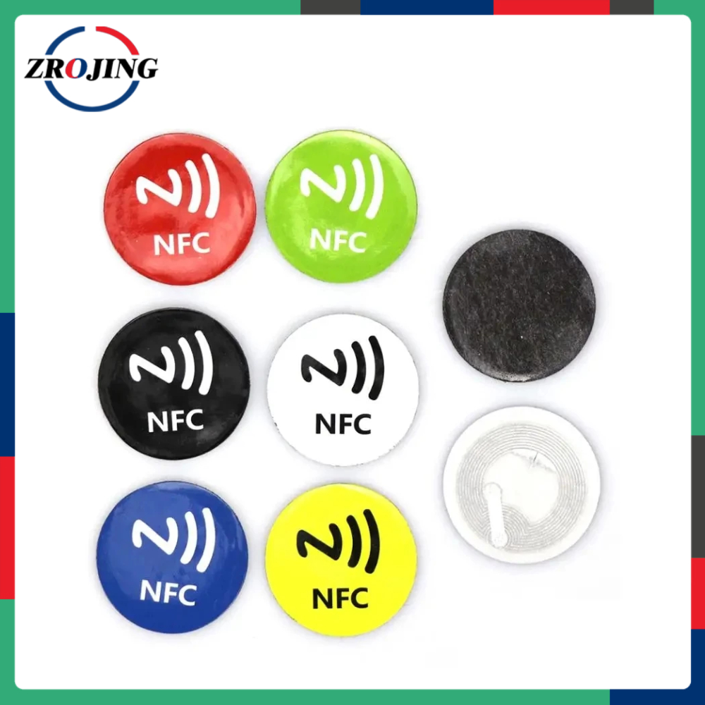 6pcs/lot NFC Tags Stickers NTAG213 Anti Metal RFID adhesive label ...