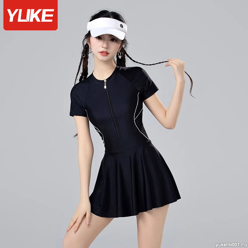 YUKE Women's Swimwear Fashion Adult One Piece Sunscreen Ladies ...
