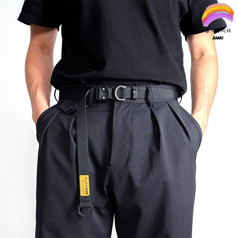 raya2025 Buckle Functional Belt Men Women National Street Wear Tactical ...