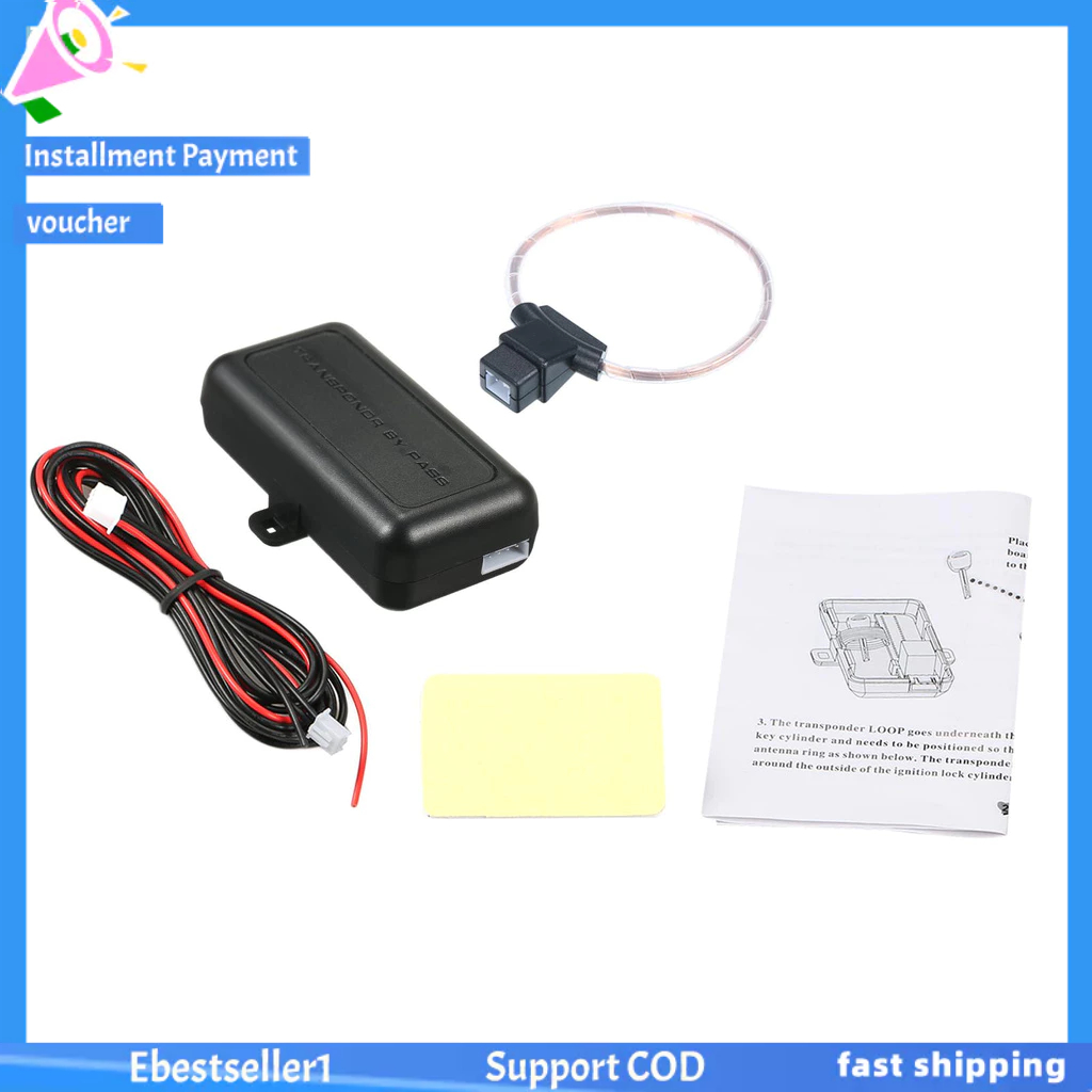 Transponder Bypass Module Kit Car Immobilizer A Spare Key is Required ...