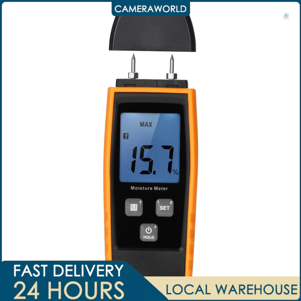 Handheld Mini Moisture Meter Digital LCD Lumber Damp Meter Wood ...