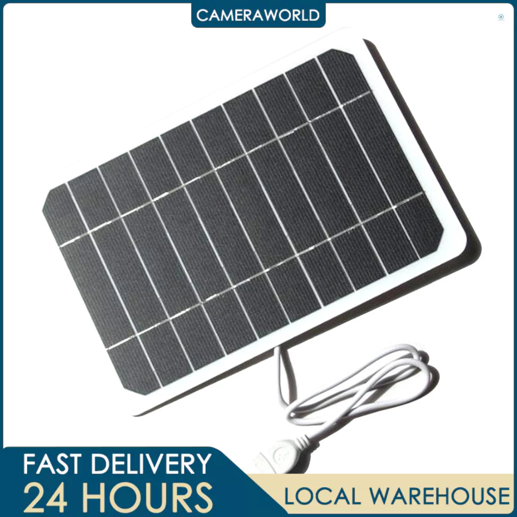 5W 5V Small Solar Panel with USB DIY Monocrystalline Silicon Solar Cell ...