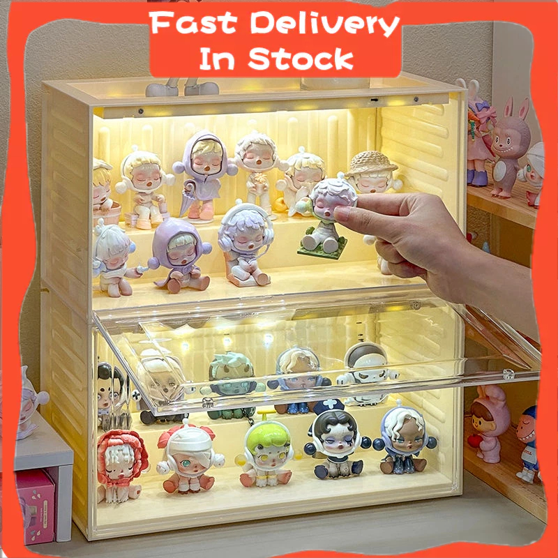 Toy Mystery Box Storage Box Container Box Display Box with Touch LED ...
