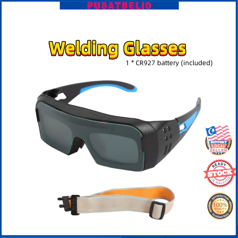 💥Selangor In Stock💥 Solar Auto Darkening Welding Glasses Safety ...