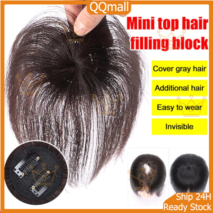 Real Human Hair 15cm & 20cm Wig Piece Hair Roots Seamless Thickening ...