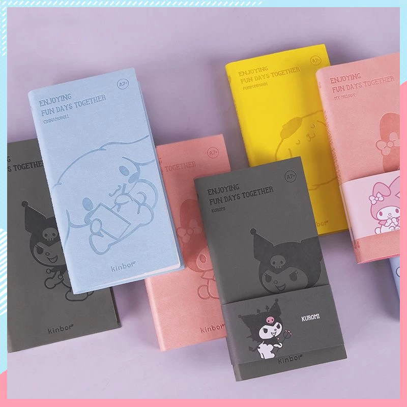 Sanrio Kuromi My Melody Cartoon Notebook Mini Cute A7 Portable Notepad ...