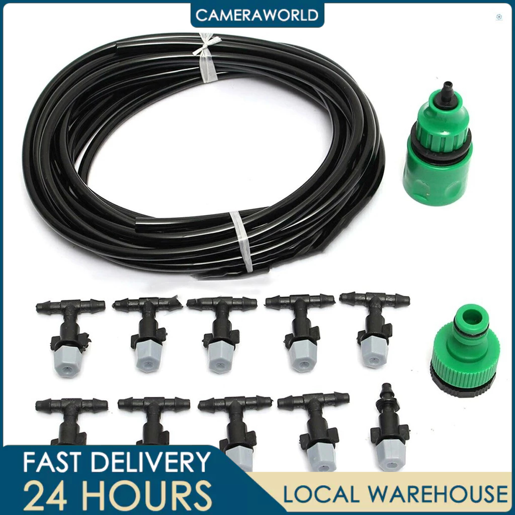 Garden Patio Water Mister Air Misting Cooling Micro Irrigation System ...