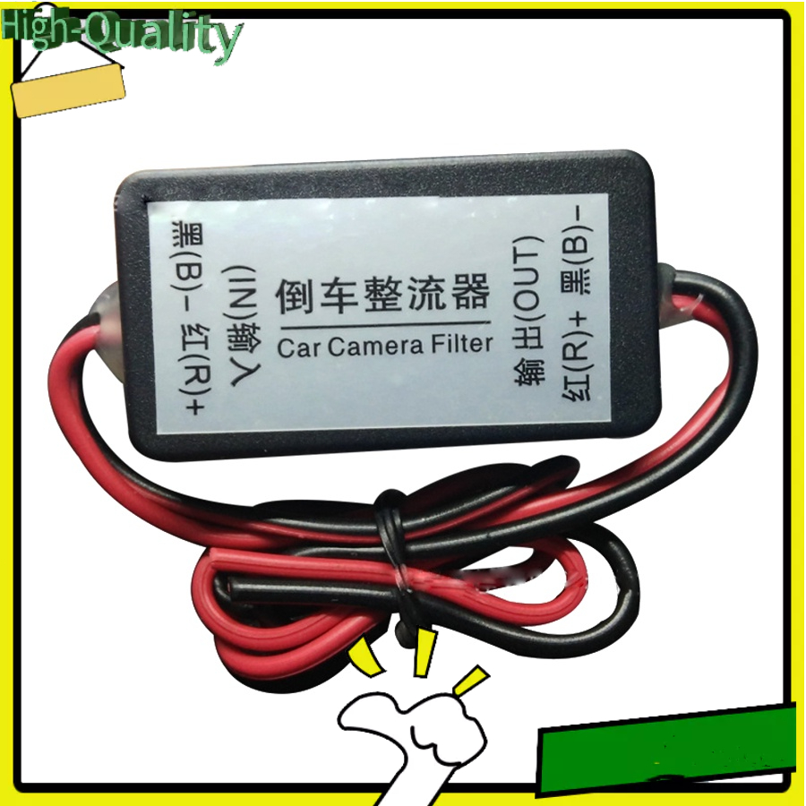 【NTW】12V DC Power Relay Capacitor Filter Connector Auto Car Camera ...