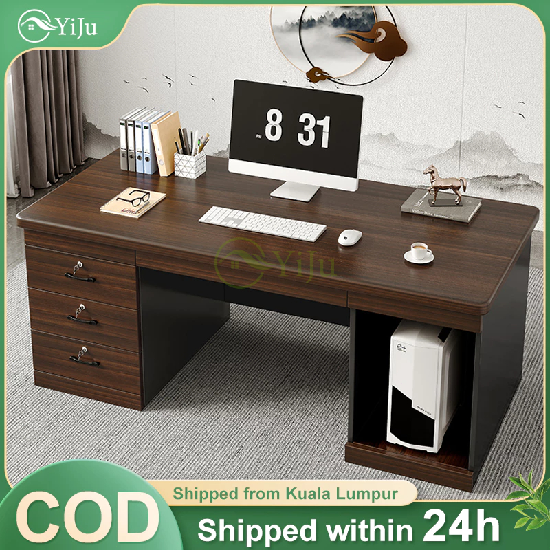 【𝟐-𝟑 𝐝𝐚𝐲𝐬 𝐝𝐞𝐥𝐢𝐯𝐞𝐫𝐲】YJ Office Desk Computer table Meja Pejabat Executive ...