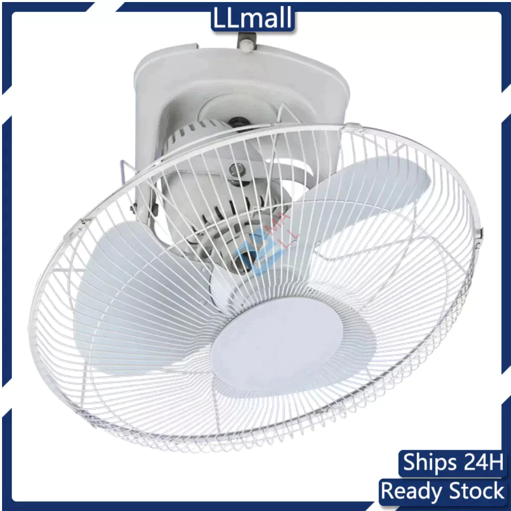 Malaysia Stock (Ready Stocks) 2 Years Warranty Auto Fan 16" - 3 Speeds ...