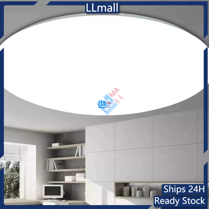 Malaysia Stock 33CM LED Ceiling Light / 3 Color Remote Dimmable LED ...