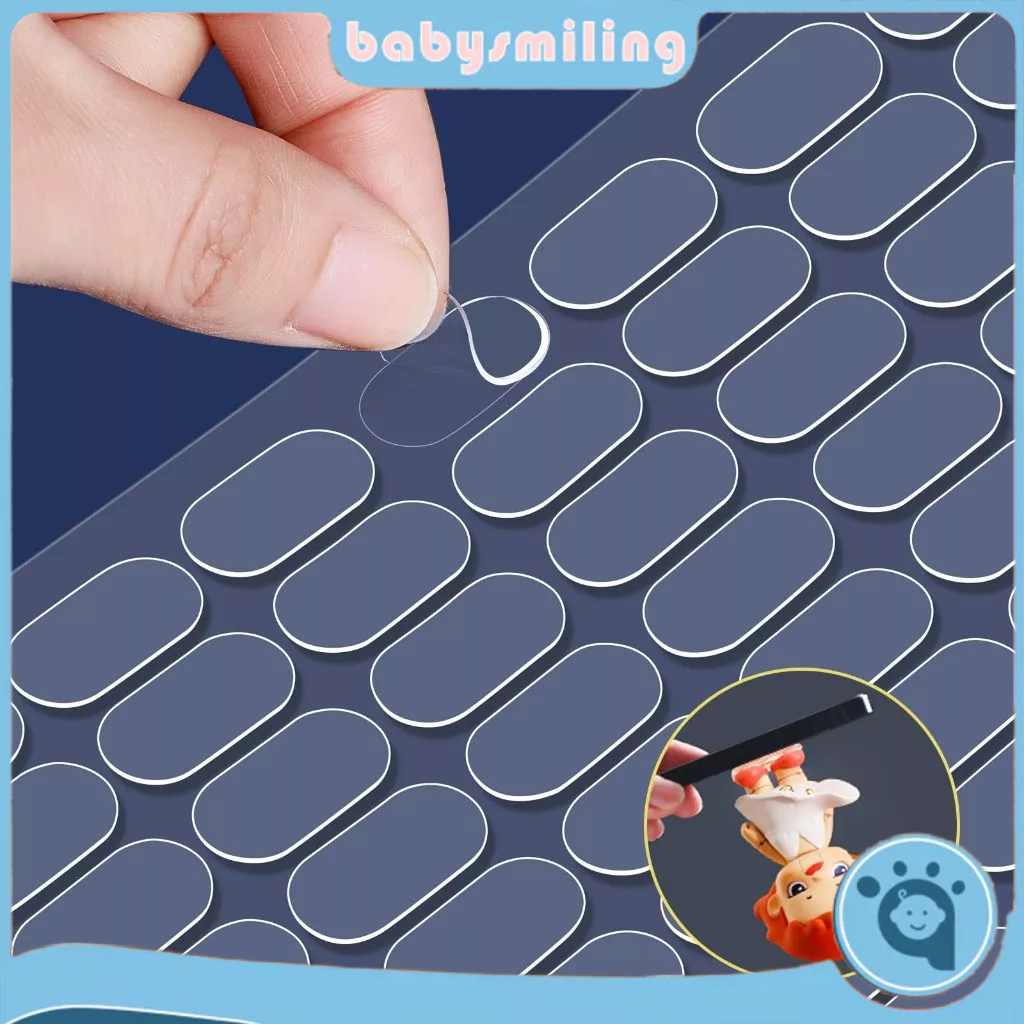 200PCS Clear Museum Gel Poster Sticky Tack Removable Glue Dots Double ...