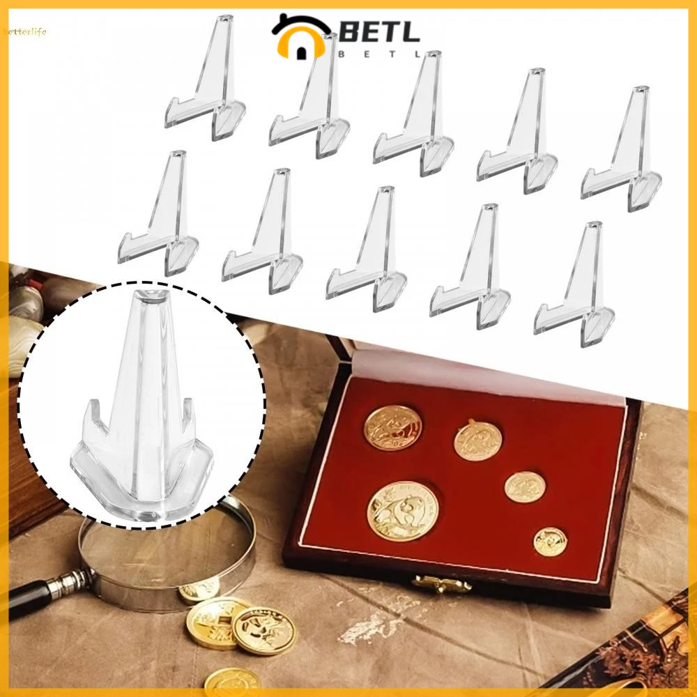 Transparent Triangle Display Stand Showcase Your Coins and Capsule ...
