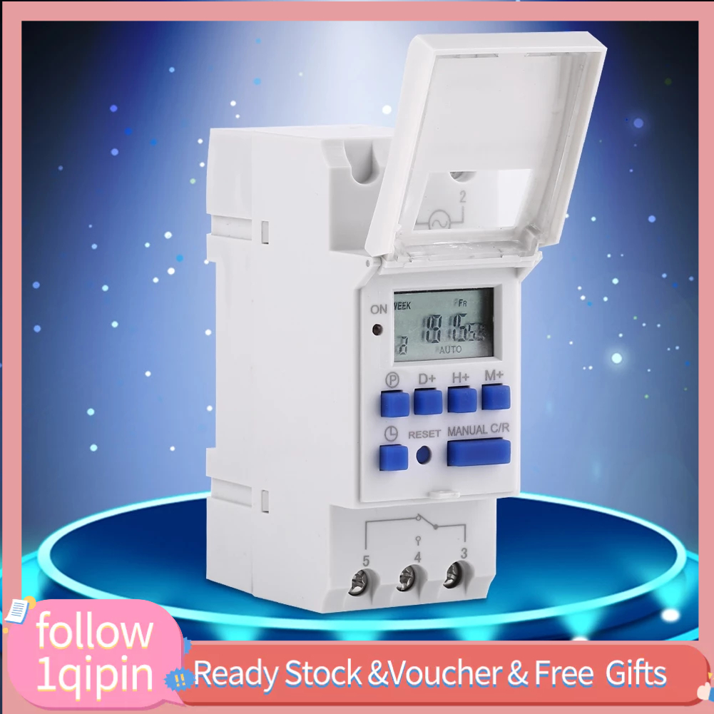 LCD Display Weekly Programmable Electronic Relay Time 16 ON and OFF ... LCD Display Weekly Programmable Electronic Relay Time 16 ON and OFF ...