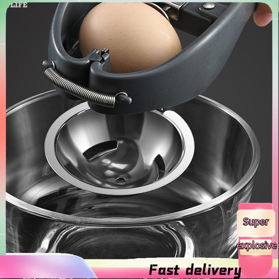 【TTLIFE】Eggshell Cracker,Stainless Steel Rapid Egg Opener, Automatic Egg Cracking Tool, Easy ...