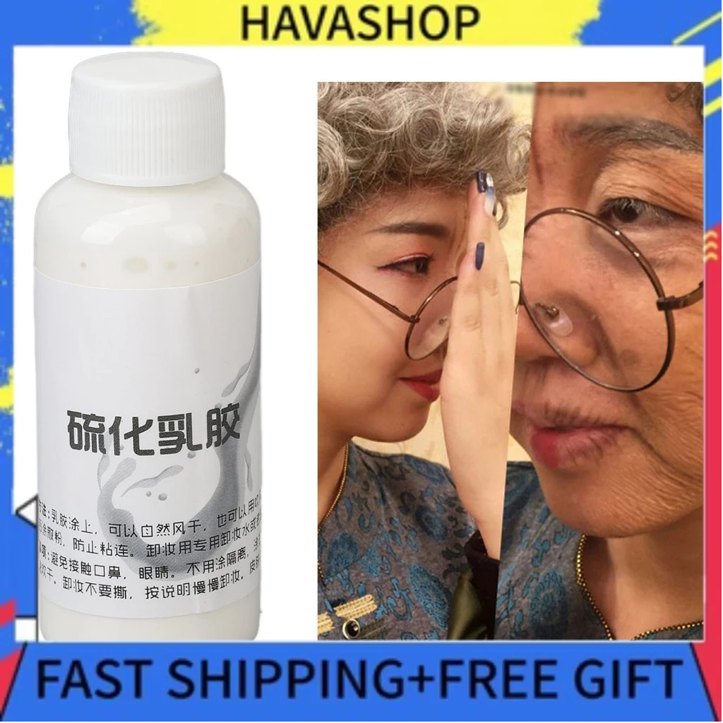 Makeup Liquid Latex Wounds 50ml Halloween Fake Scars Easy Removal 3D ...