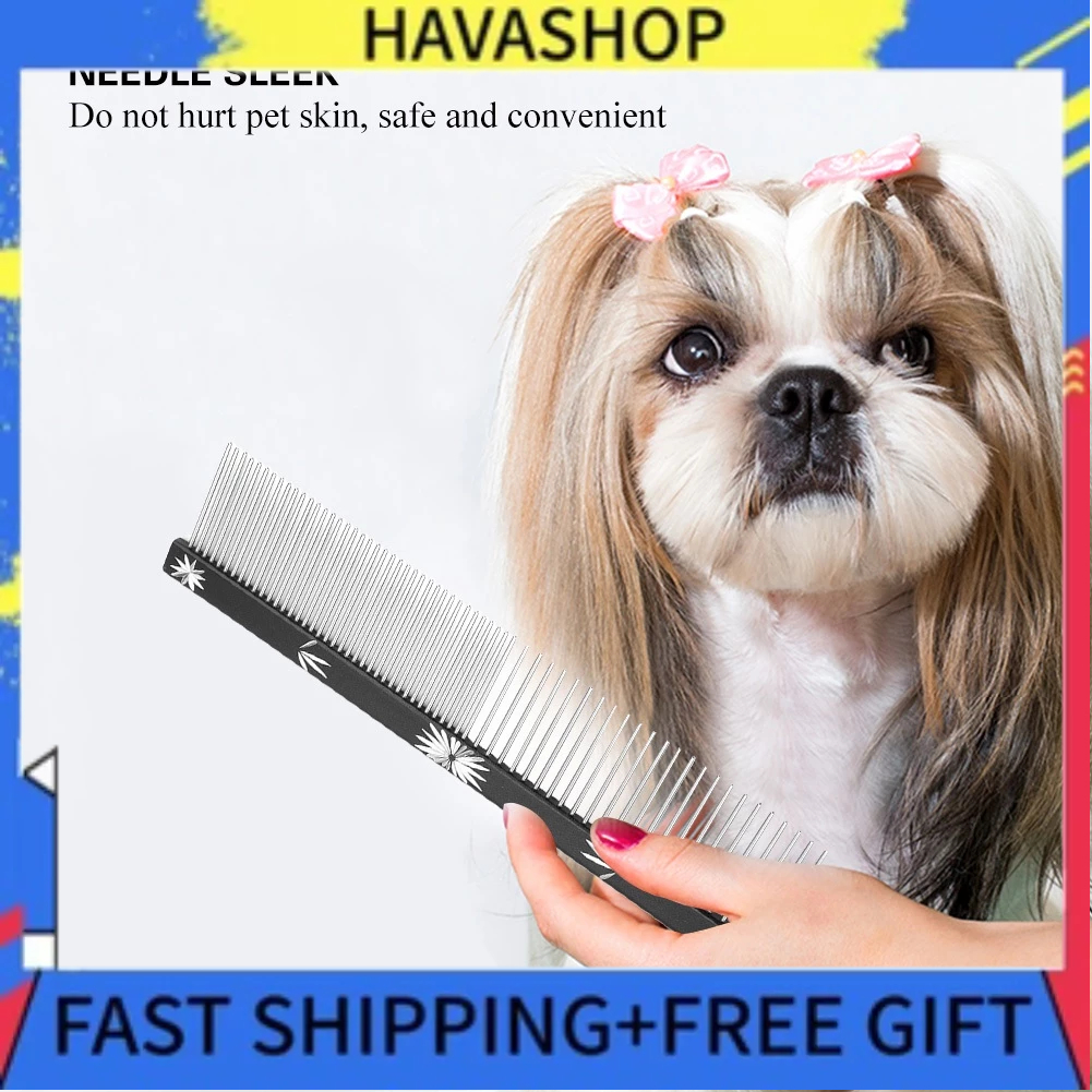 Havashop Row Trimmer Pet Hair 3 Colors Cat Dog Comb Comb Straight Hair ...
