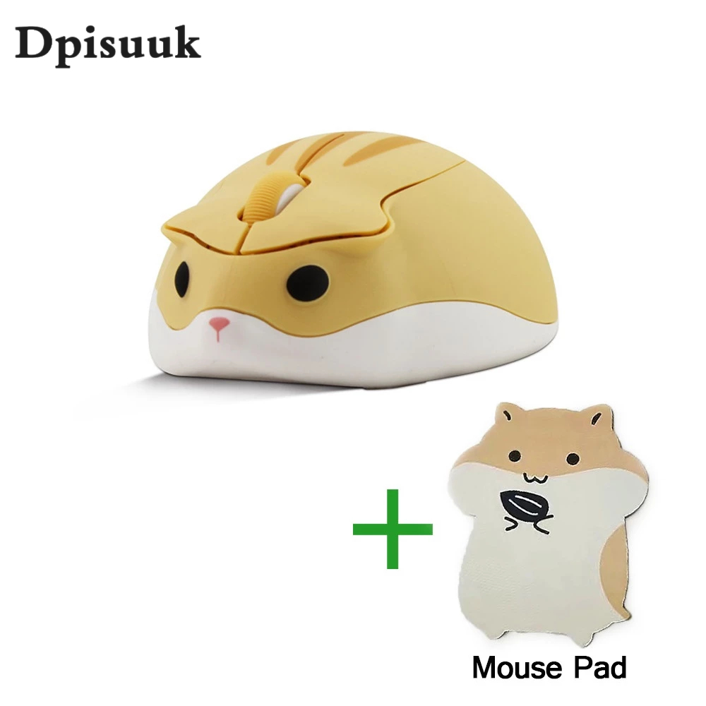 Hamster 2.4GHz Wireless Mouse 4000DPI USB Optical Creative Mouse Botuli ...