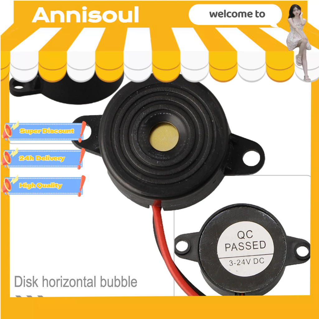 DC 3-24V Electronic Buzzer Small Enclosed Piezo Electric Beeper with ...