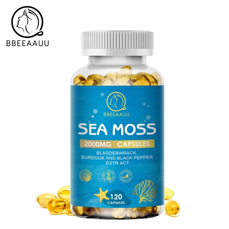 BEAU Sea Moss Capsules-2000MG,magnesium, phosphorus,vitamins A and ...