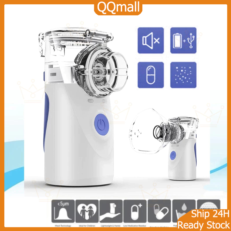 Portable Mini Ultrasonic Coughing Phlegm Mesh Nebulizer Machine ...