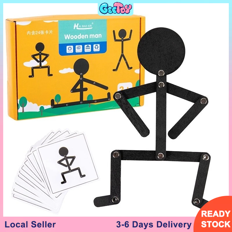GeeToy DIY Humanoid Puzzle Preschool Training Toys Educational Toys For ...