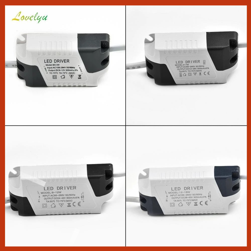 -New In May-LED Driver Transformer 300mA Power Supply 110V 220V To DC ...