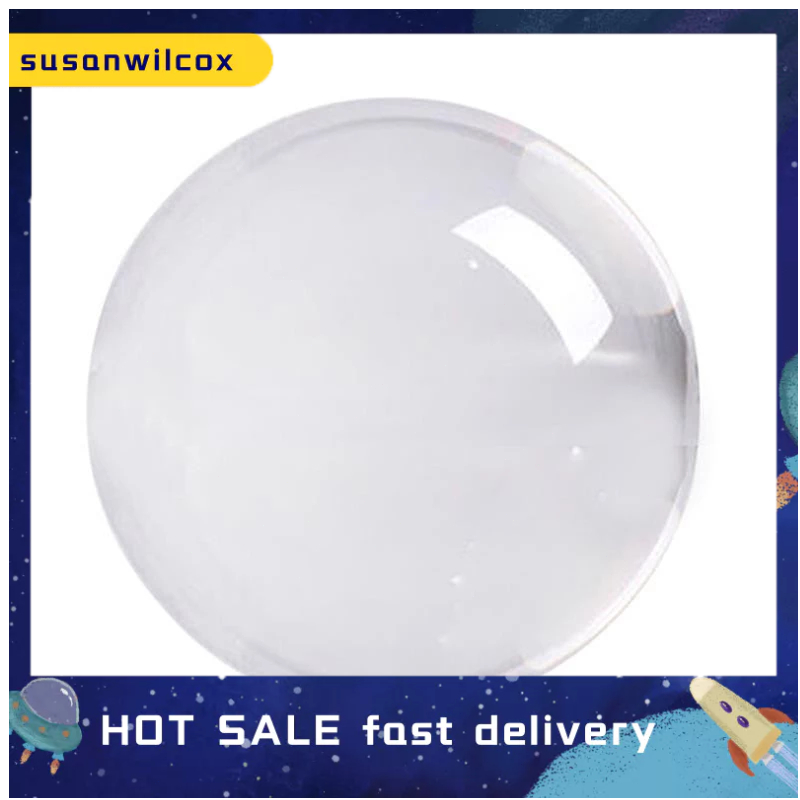 Transparent color Glass Crystal Ball Props ball Decor 50Mm | Shopee ...