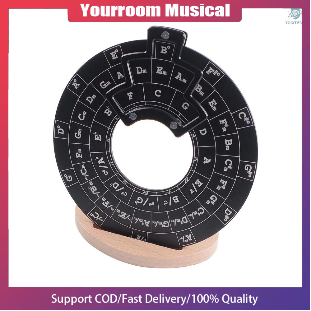Circle of Fifths Aluminum Alloy Wheel Melody Tool Music Theory Plate ...