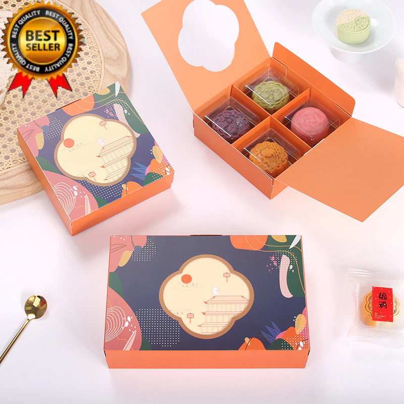 Direct Sales Four-Leaf Clover Mid-Autumn Mooncake Packaging Box/Simple ...