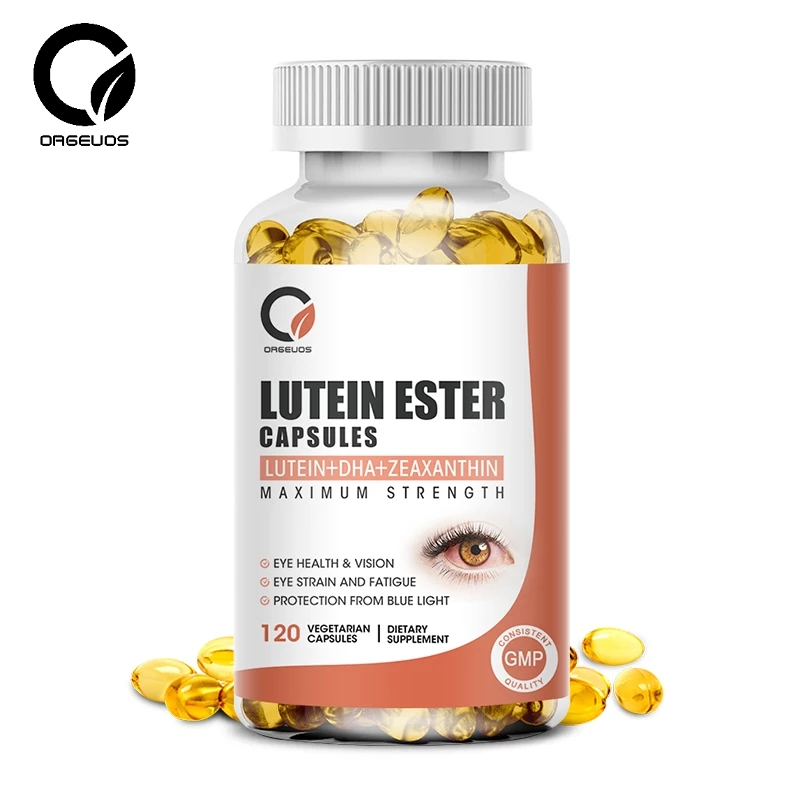 Orgeuos Lutein Capsule With Lutein+Dha+Zeaxanthin Protect Vision ...