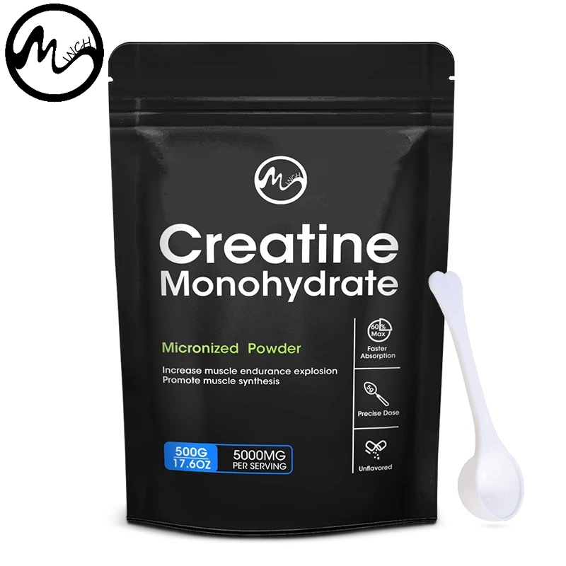 Minch Creatine Monohydrate Micronized Powder 5000mg Per Serv (5g ...