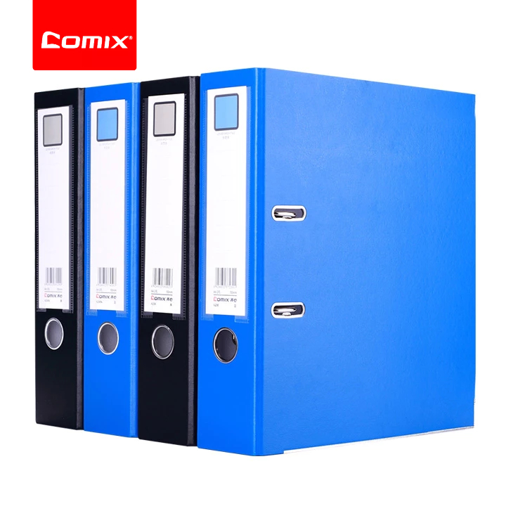 Comix 3 Inch European Style Lever Arch File Perforated Folder A4 with ...