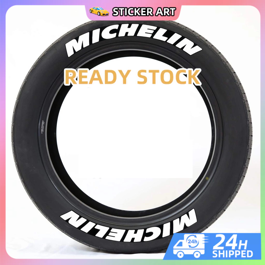 Michelin Tyre Sticker Motorcycle Car Tire Letter Stickers Wheel Sticker ...