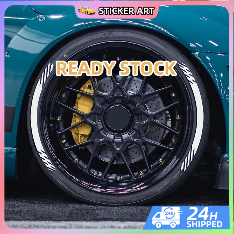 Car Tire Sticker Decals Striped Sticker Permanent Tyre Letter Stickers ...