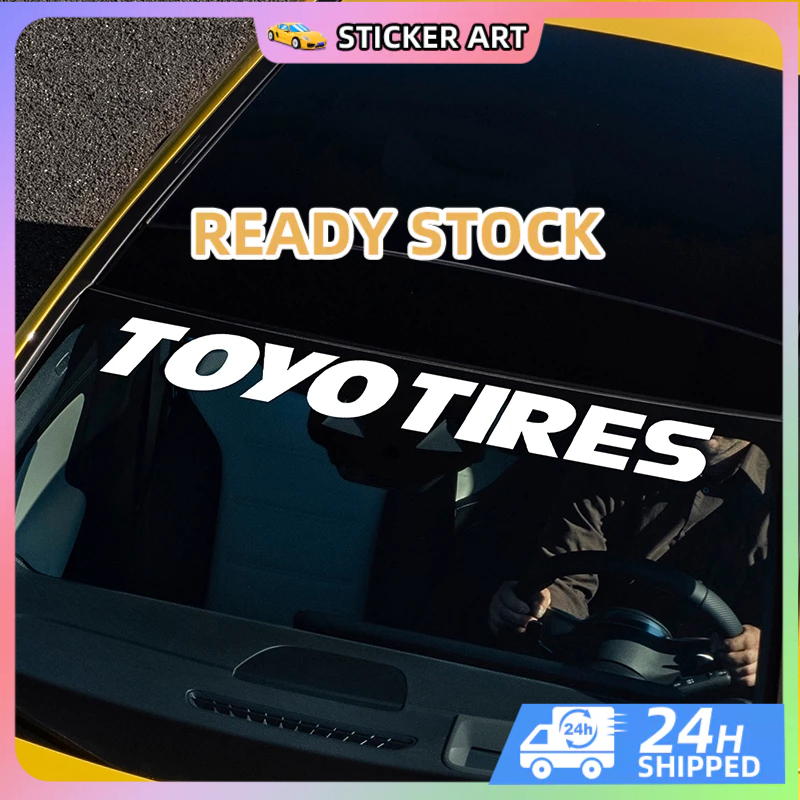 TOYO Sticker TOYO TIRES Windshield Decal Stickers High Quality Car ...