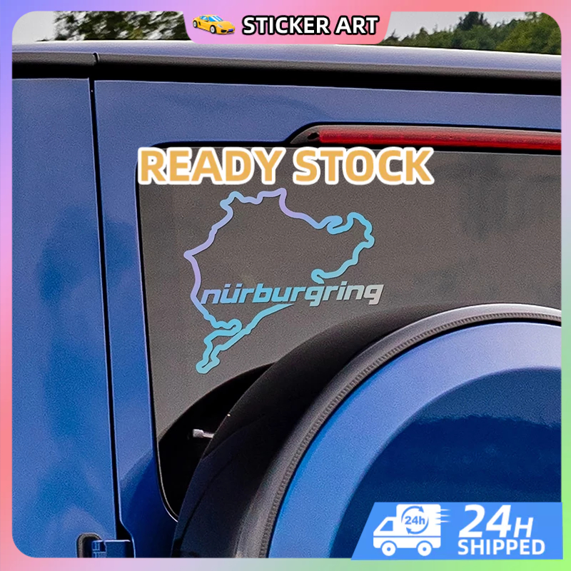Nurburgring Sticker Kereta Car Back Windshield Sticker Body Bumper ...