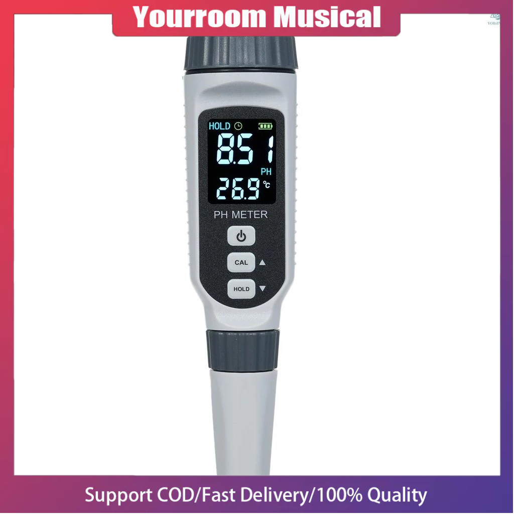 SMART SENSOR Digital pH Meter Waterproof Water Quality Tester with ATC ...