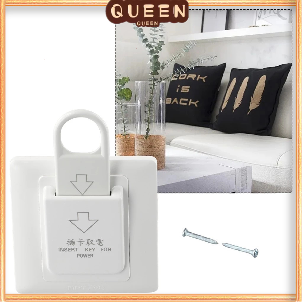 ⭐QUMM⭐ Magnetic Card Switch Insert Key Card Power Switch Energy Saving ...