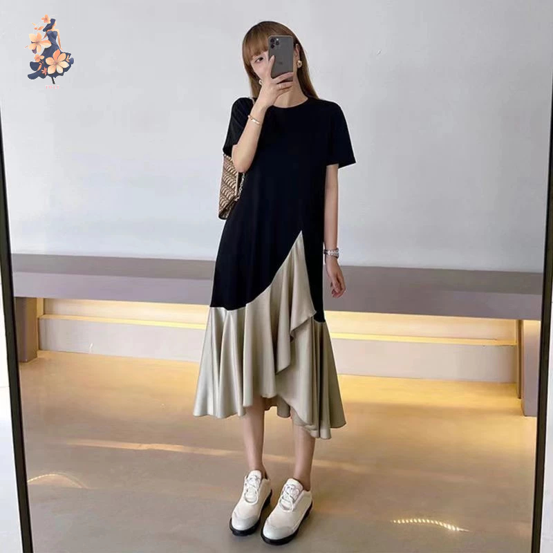 Plus Size Plus Size Women's Clothing 150kg Fat mm Dress Women Summer ...