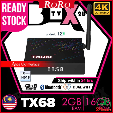 【现货 COD】TX6S TX68 4GB RAM 64GB ROM l SMART BOX 5.8G WIFI 3.0 BLUETOOTH ...