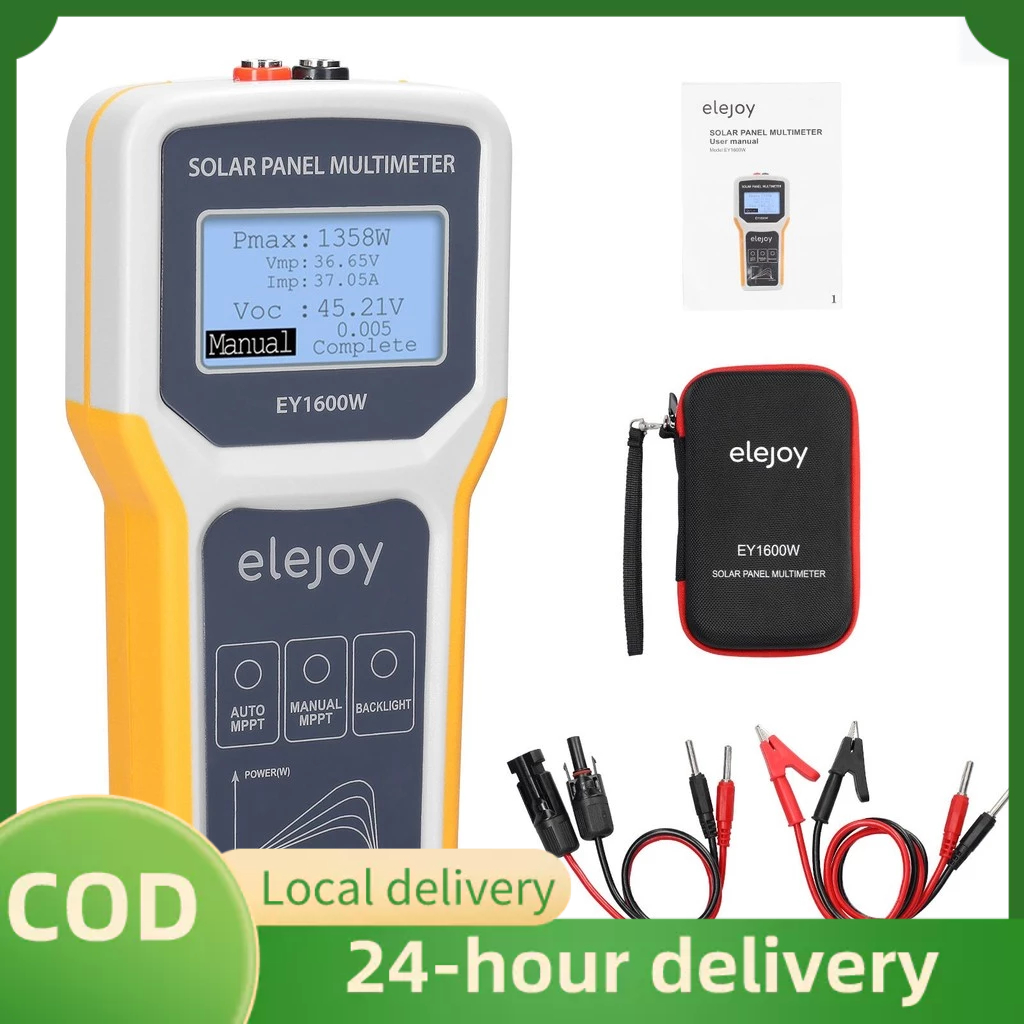 1600W Photovoltaic Panel Multimeter Solar Panel MPPT Tester Open ...