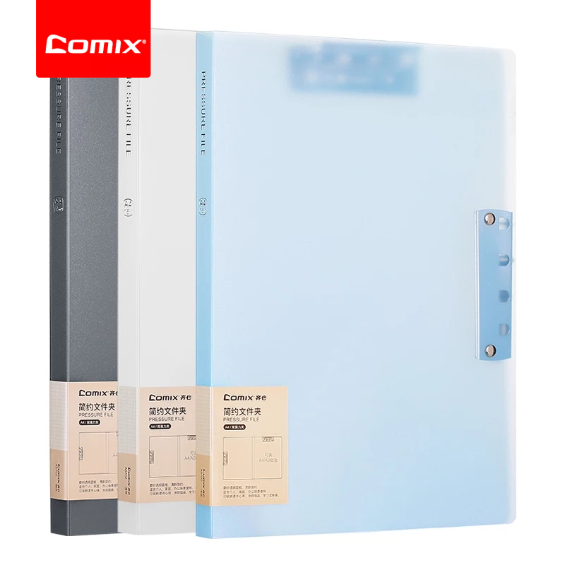 Comix A4 Metal Double Strong Clip Hard Folder Test Paper Folder Poetry ...