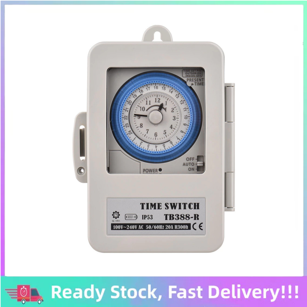 【SZ1】Mechanical 24 Hours Timer Switch IP53 Rating Programmable ...