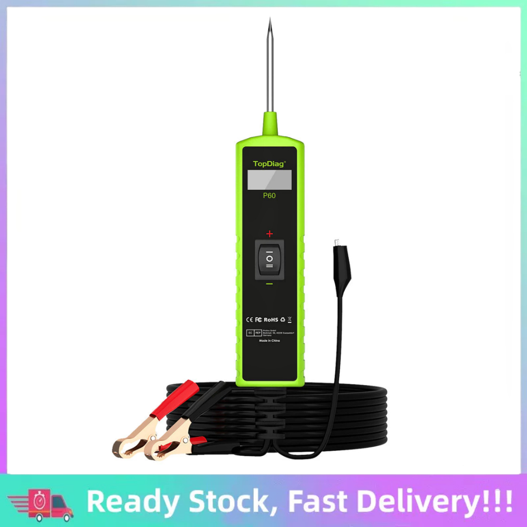 【NEW】TopDiag P60 Automotive Circuit Tester Car Electrical System Short ...
