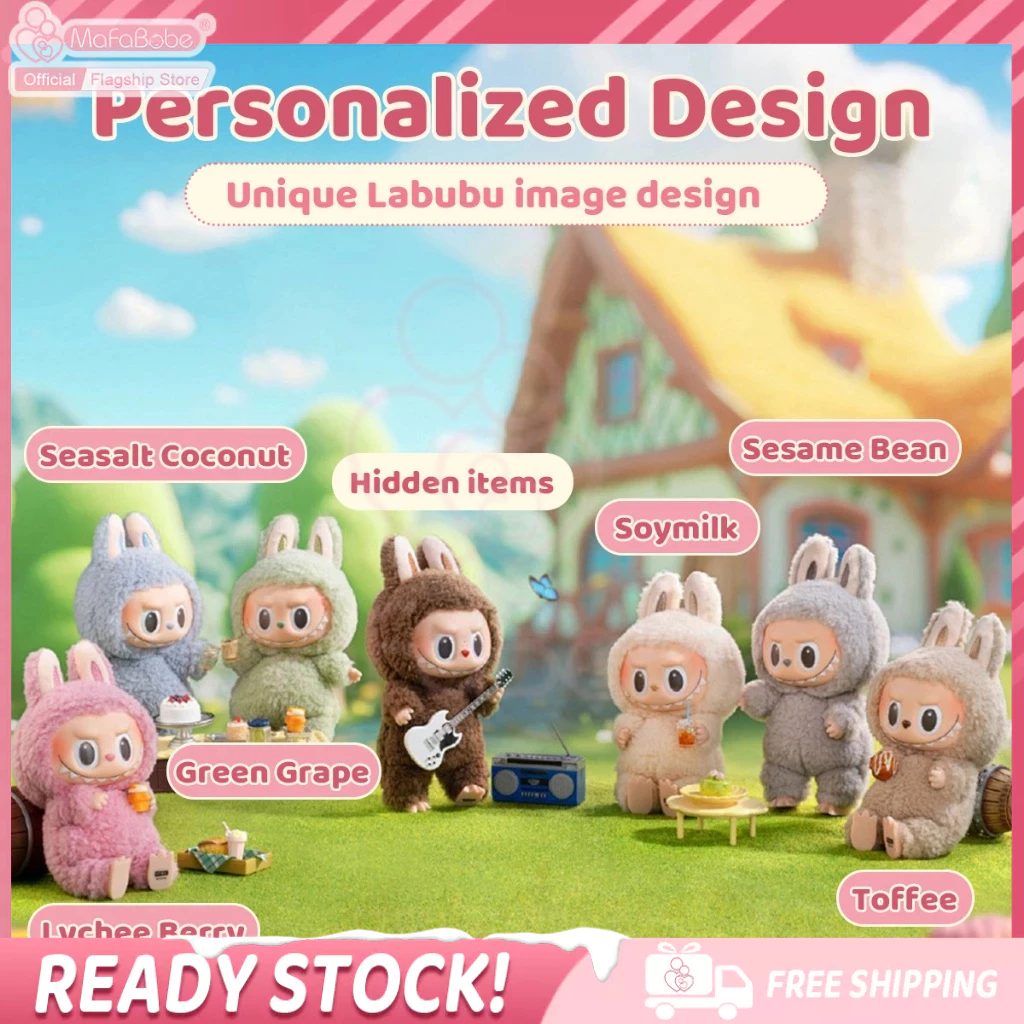Pop mart labubu THE MONSTER Doll Hand-Made Fashion Play Ornaments Toy ...